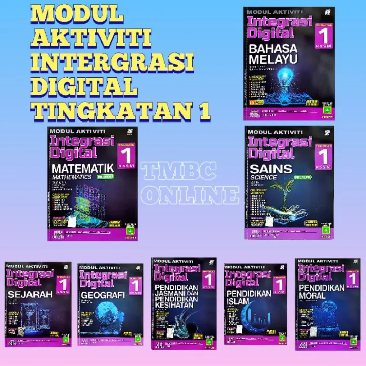 MODUL AKTIVITI INTEGRASI DIGITAL KSSM TINGKATAN 1 - SASBADI | Lazada