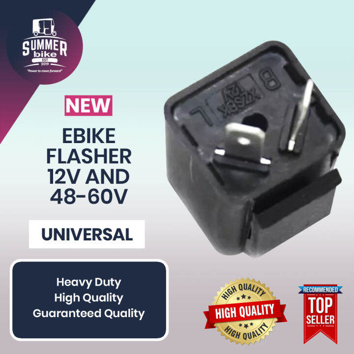 Ebike Flasher 12v Flasher 48-60v The buzzer flasher Relay Universal ...