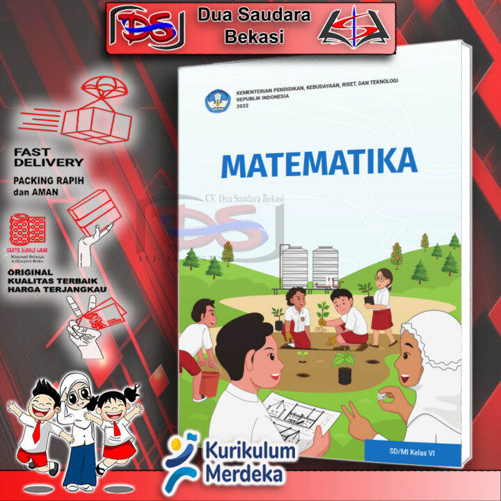 K-Mer MTK NLs Kls 6 SD/MI Kurikulum Merdeka || Buku Siswa MATEMATIKA Non Lisensi Kelas 6 SD ...