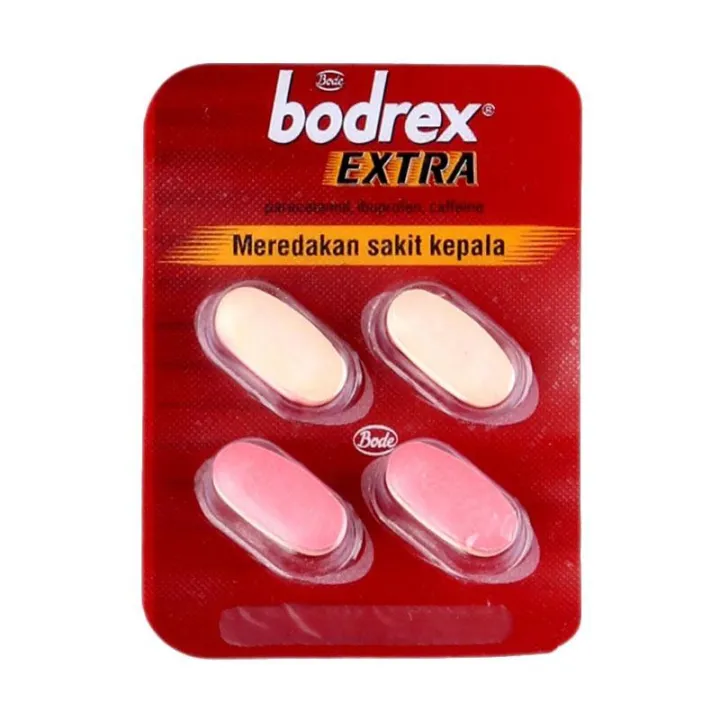 BODREX EXTRA TAB ISI 4 TABLET | Lazada Indonesia