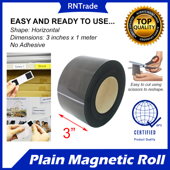 Magnetic Roll 3 inches x 1m (Thickness: 1.5mm), Magnet Sheet for ...