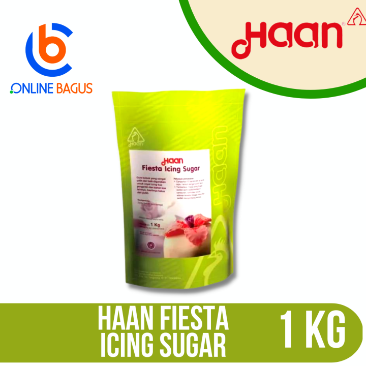 Haan Fiesta Icing Sugar 1 kg | Lazada Indonesia