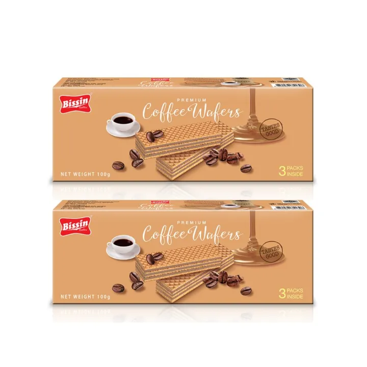 Bissin Wafer Coffee Flavor 100g x 2 | Lazada PH