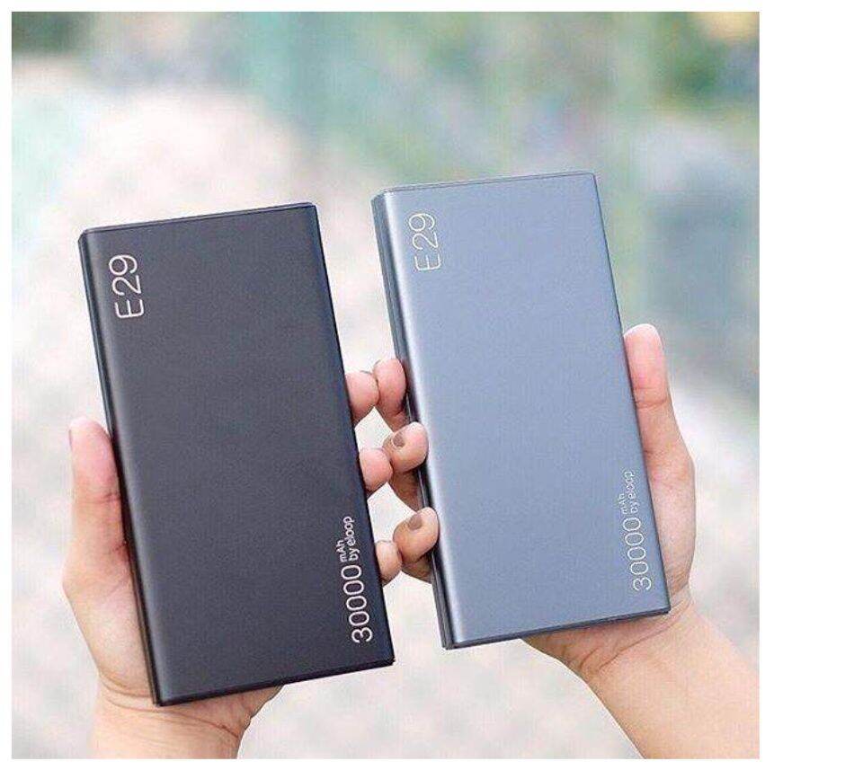 [รับประกัน 1 ปี] Eloop E29 แบตสำรอง power bank 30000mAh รองรับชาร์จเร็ว ...