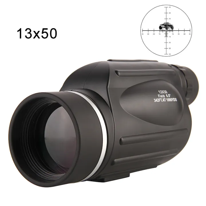 13x50กันน้ำตาข้างเดียวที่มีเรนจ์ไฟ HD กล้องโทรทรรศน์ที่มีประสิทธิภาพ ...