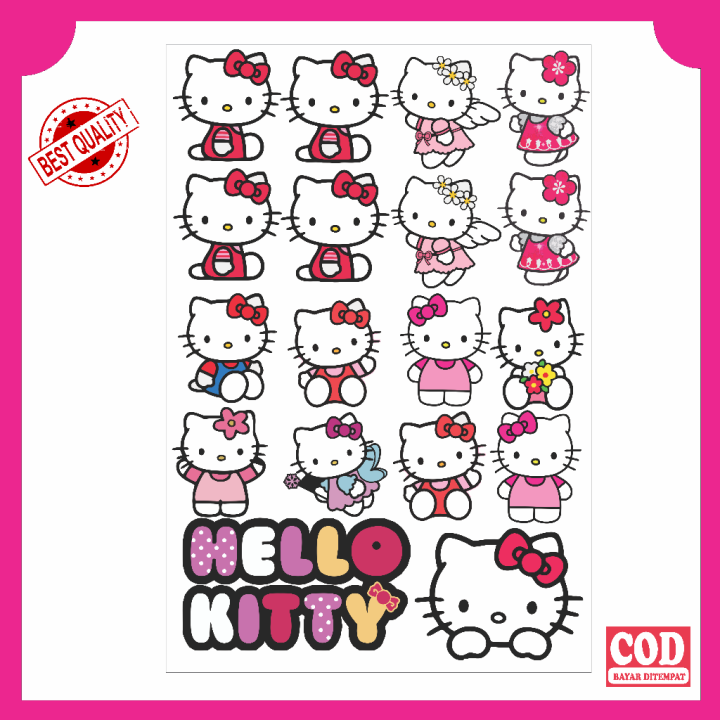 Sticker Hello kitty ukuran A3 ANTI AIR | Lazada Indonesia