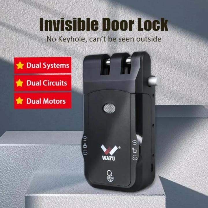Wireless Tuya Smart Electronic Lock For Sliding Door Remote Control ...