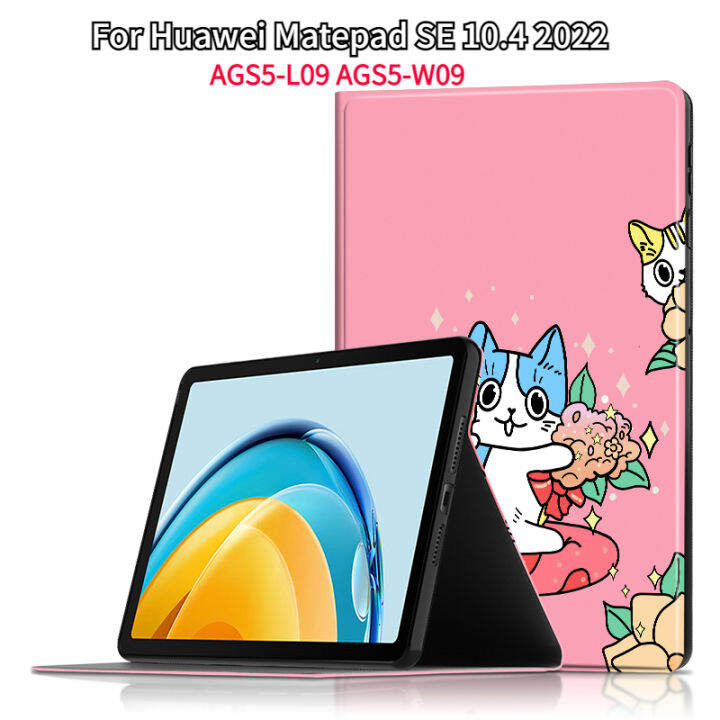 สำหรับ Huawei MatePad SE 10.4 2022เคสซัมซุงเคสบางพิเศษสำหรับ Matepad AGS5-L09 AGS5-W09ฝาขาตั้ง ...