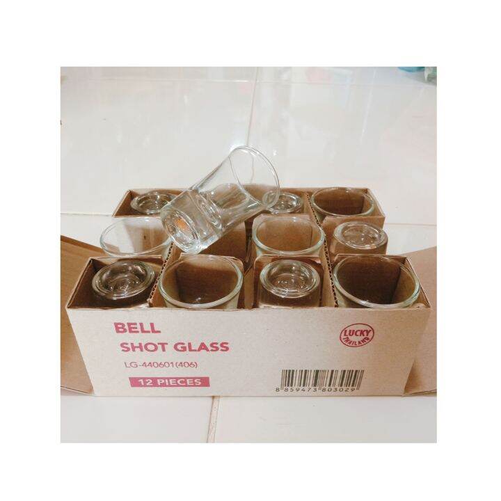แก้วเป๊ก แก้วช็อต NO.406 ทรงระฆัง ขนาด 30 ml/ 1 oz Bell shot glass (ยก ...