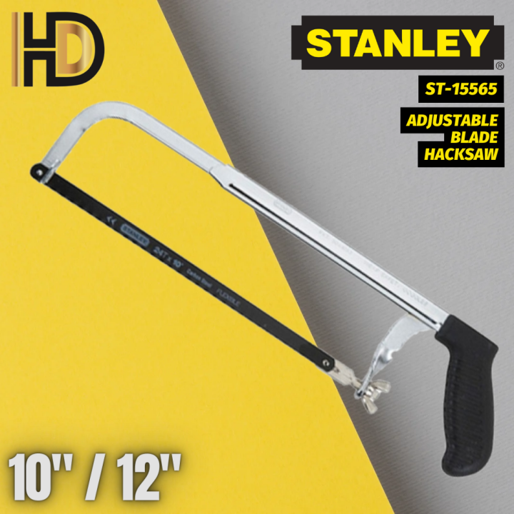 STANLEY Adjustable Blade Hacksaw / Heavy Duty Hacksaw / Stanley 15-565 ...
