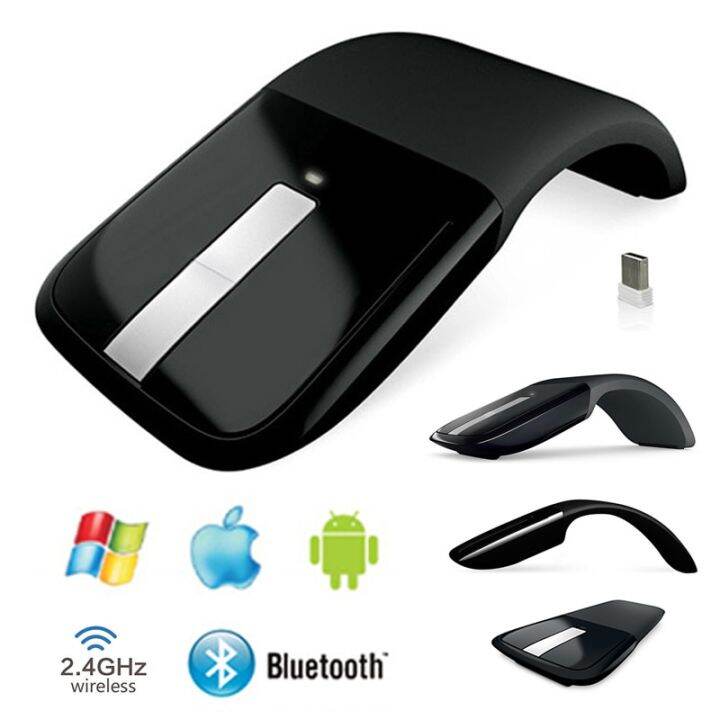 Bluetooth Slim Folding Mouse For Microsoft Surface Arc Touch Wireless ...