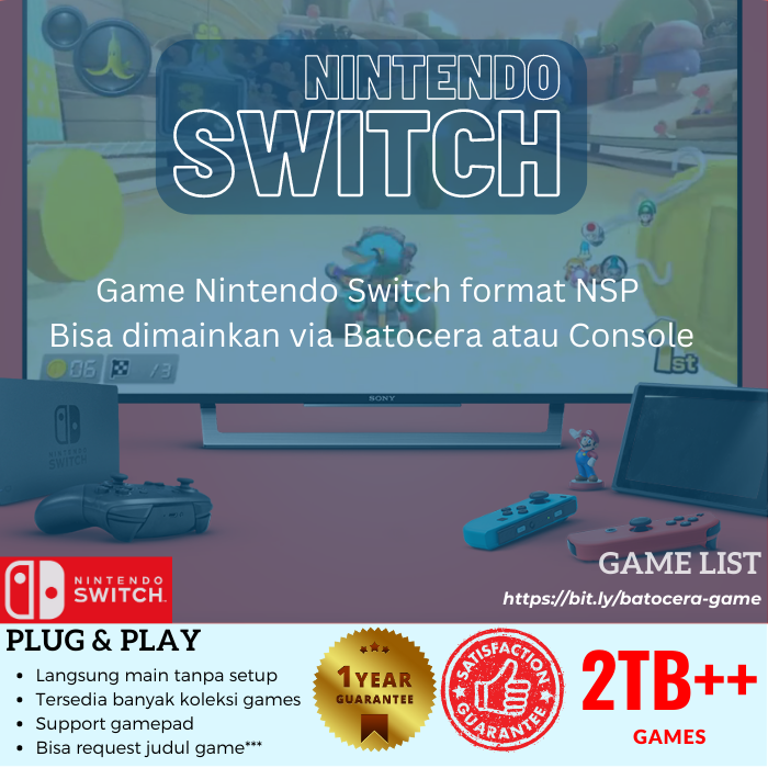 Flashdisk Game Nintendo Switch NSP | Console Switch | Batocera Game Station | Hardisk Flashdisk ...