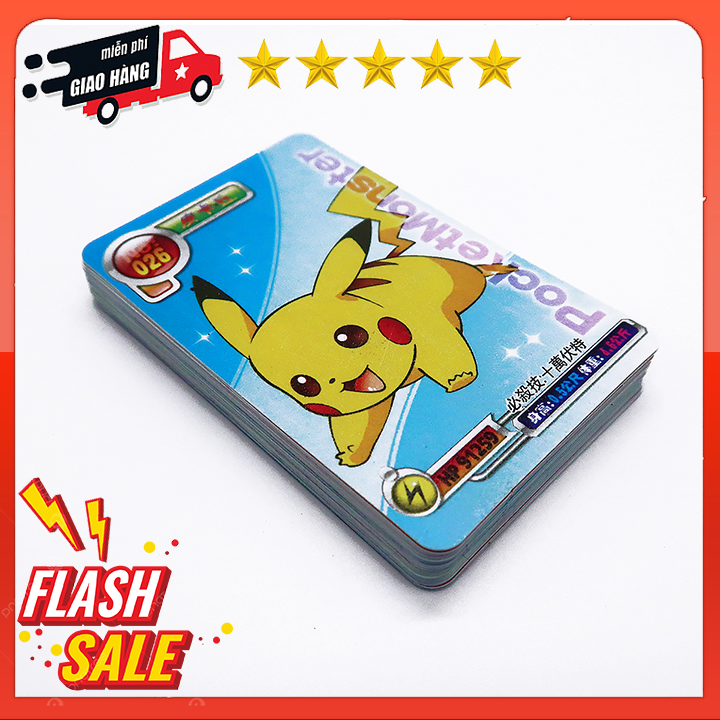 (FREE SHIP - 1 TẶNG 1) Thẻ bài Pokemon dẻo. Bộ bài pokemon kim loại ...