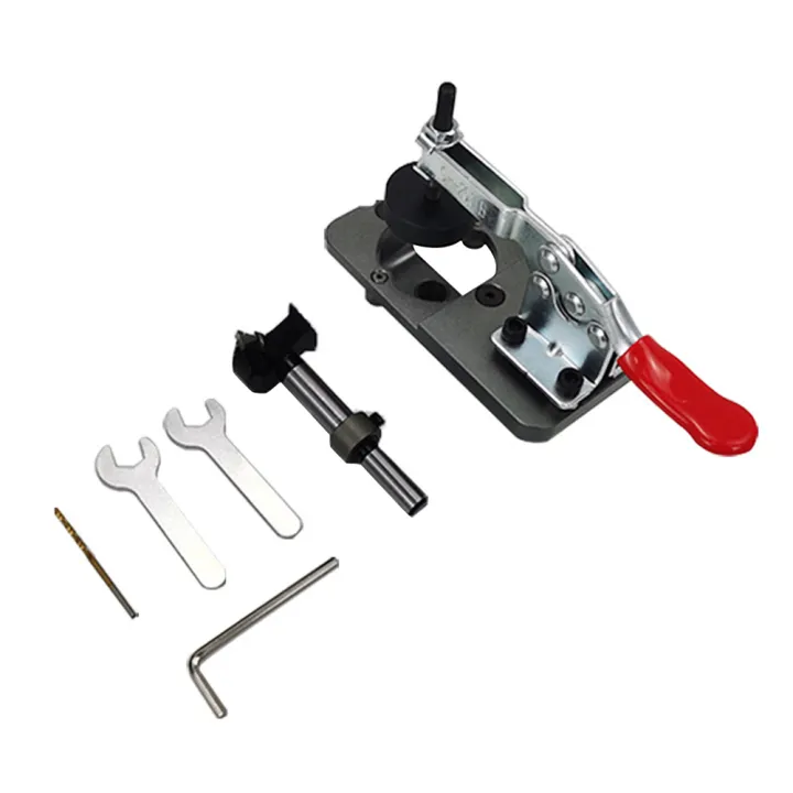 35mm Hinge Boring Jig Set Hole Opener Template Hole Drilling Guide ...