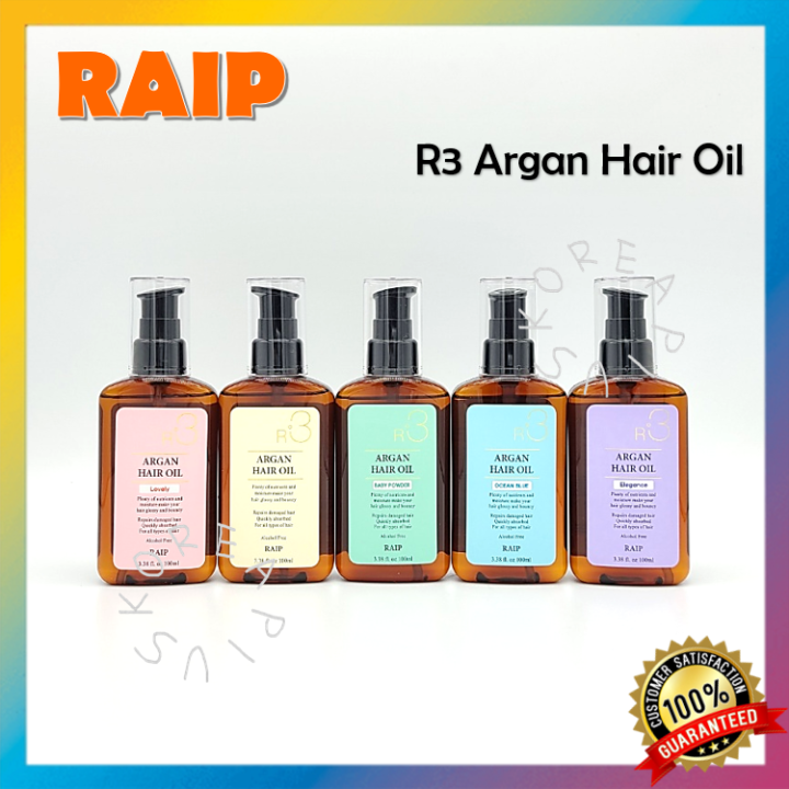 [RAIP] R3 Argan Hair Oil 100ml | Lazada