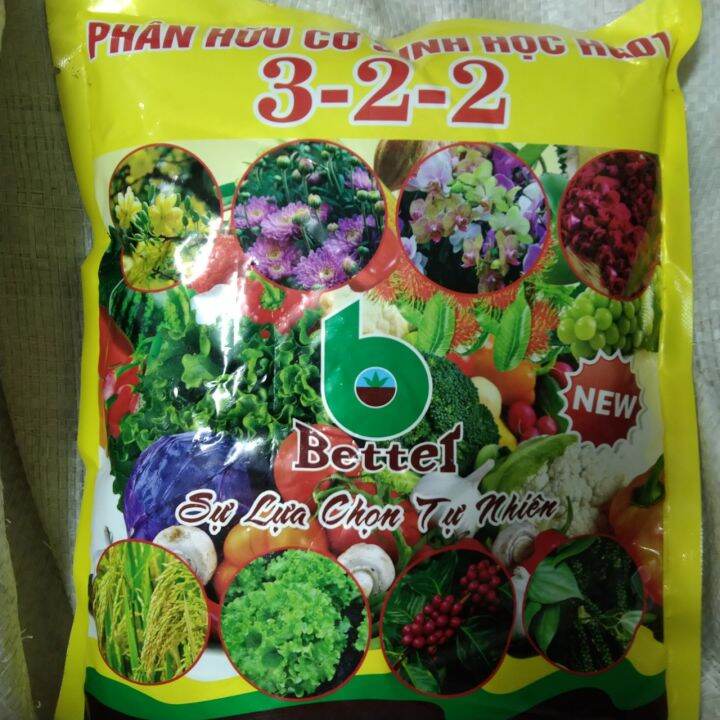 Phân bón BETTER SINH HỌC NPK: 3-2-2 1KG_Phân hữu cơ sinh học Có sử dụng ...