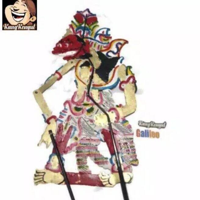 wayang kulit kumbokarno/buto rambut geni/buto cakil/rahwana dasamuka ...