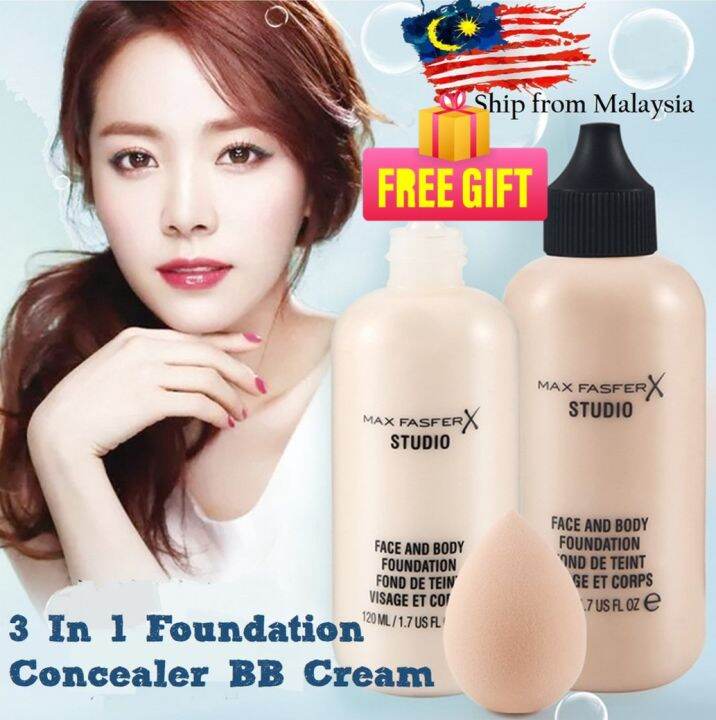 Foundation Full Coverage Concealer Matte Liquid Oil Control 120ml 4
