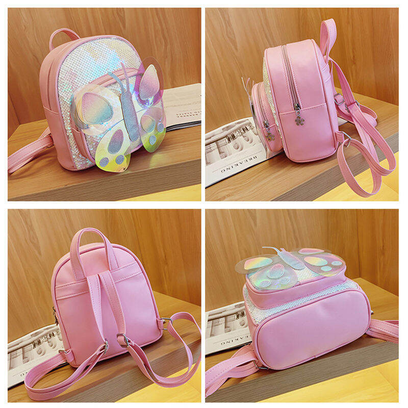 Yidea Hongkong】การ์ตูนเลเซอร์เลื่อมน่ารักกระเป๋านักเรียนกระเป๋าสะพายลาย ...