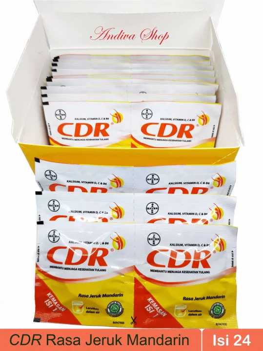 CDR Isi 24 Tablet Vitamin dan Suplemen Menjaga Kesehatan Tulang ...