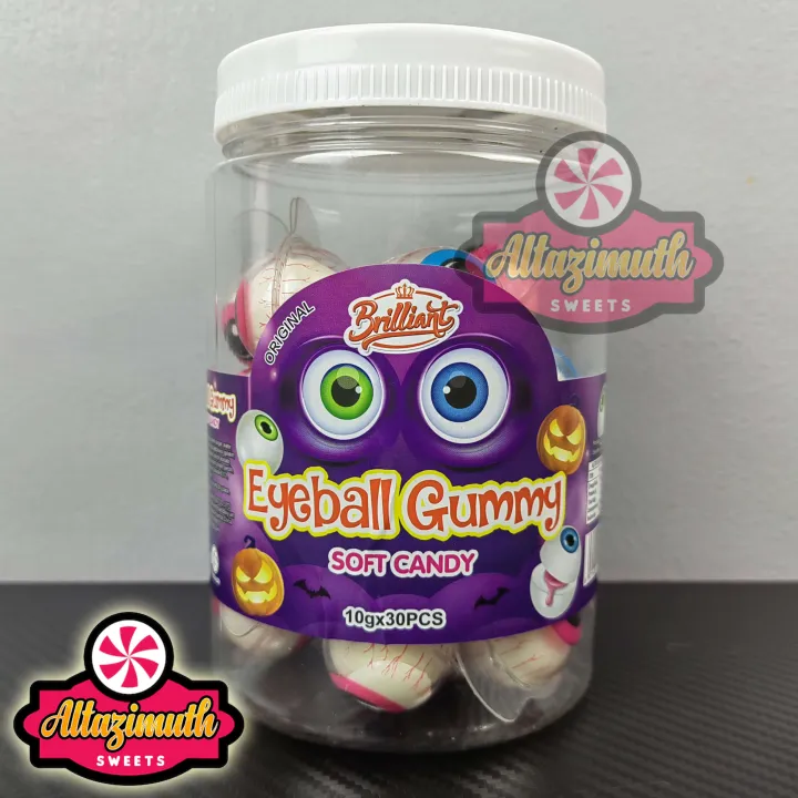 Eyeball Soft Fruit Gummy With Fruity Centre Fill Cream Gummy Candy 10g ...
