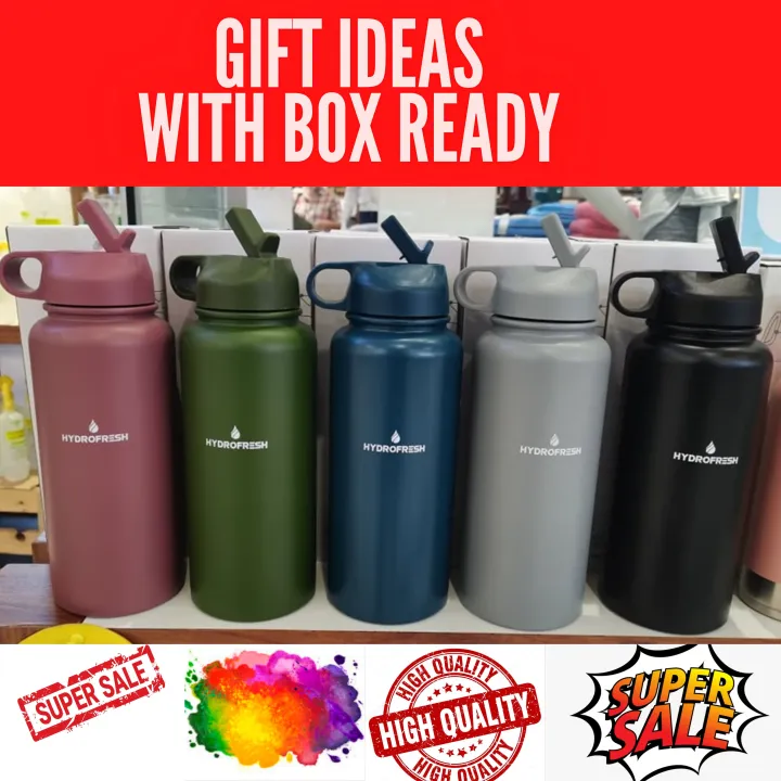 HOT & COLD VACUUM HYDROFRESH WITH STRAW 1 LITER with BOX READY | Lazada PH