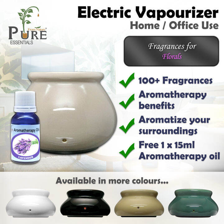 【Pure Essentials】White Electric Vapourizer SPECIAL BLENDS | Lazada ...