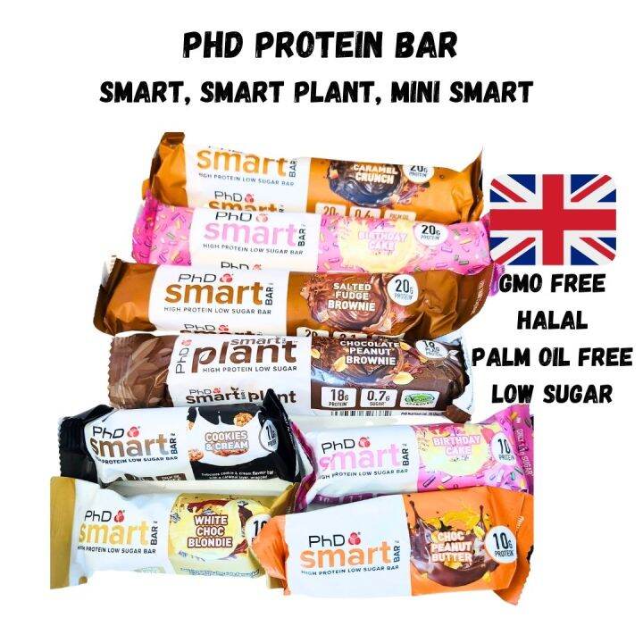 PHD smart protein bar 64g (UK) 20g protein lowsugar | Lazada.co.th