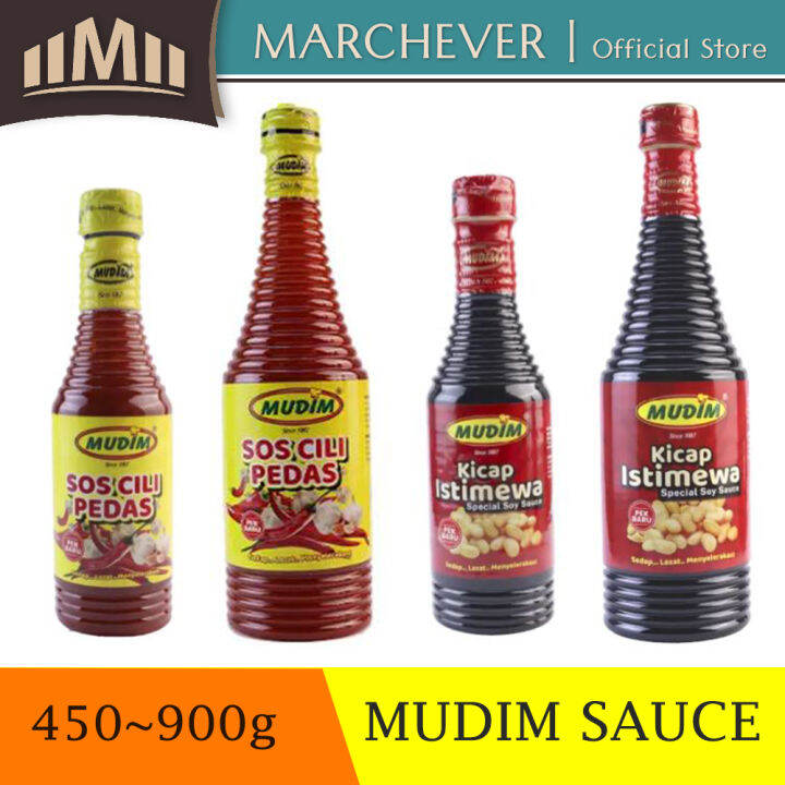 Mudim Sauce Soya Sauce / Hot Chili Sauce (450 / 900g) | Lazada