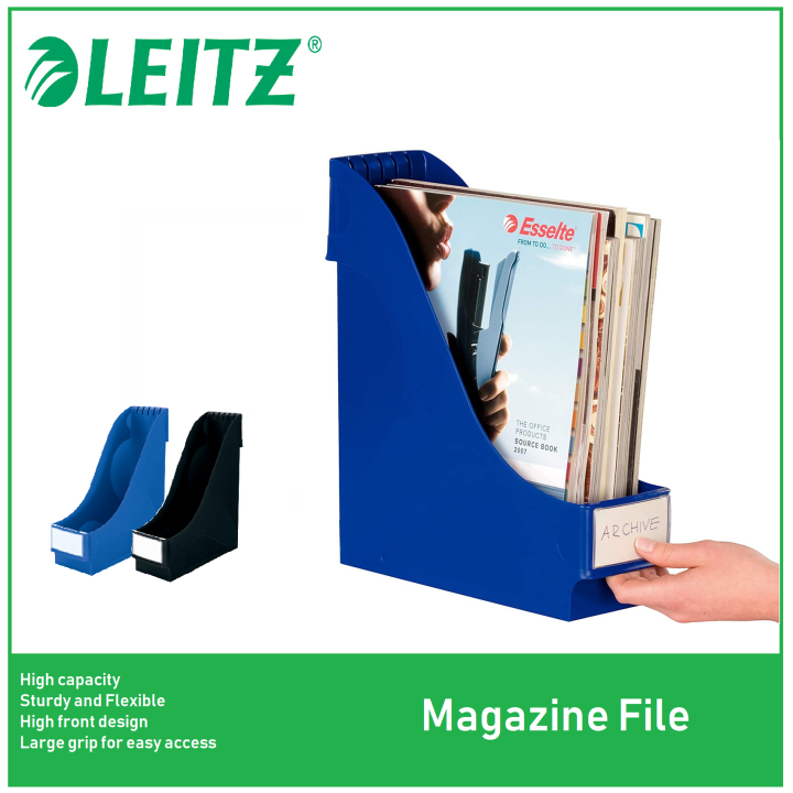 Leitz 2425 Upright Magazine File Organizer, extra wide - MADE IN EUROPE ...