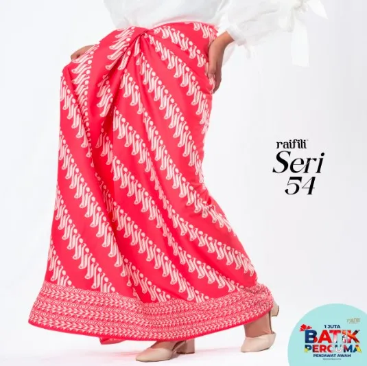 [Batik Outlet] Kain Cotton Batik Raifili SERI 54 Sarong Boleh Dijadikan ...