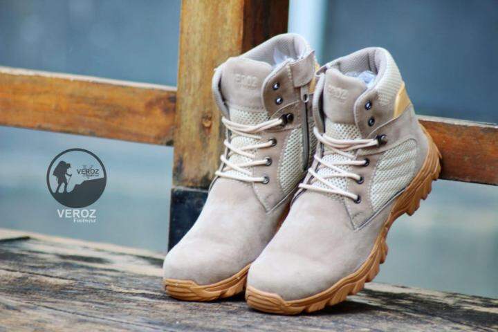 Sepatu Pria Original Veroz Safety Boots Casual Sneakers Kerja Gaya ...