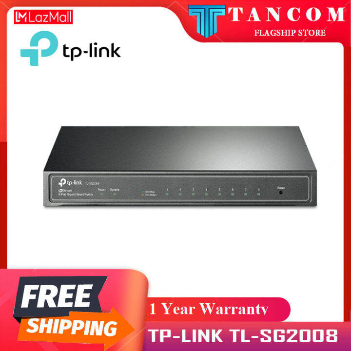 TP-Link TL-SG2008 JetStream 8-Port Gigabit Smart Switch | Lazada PH