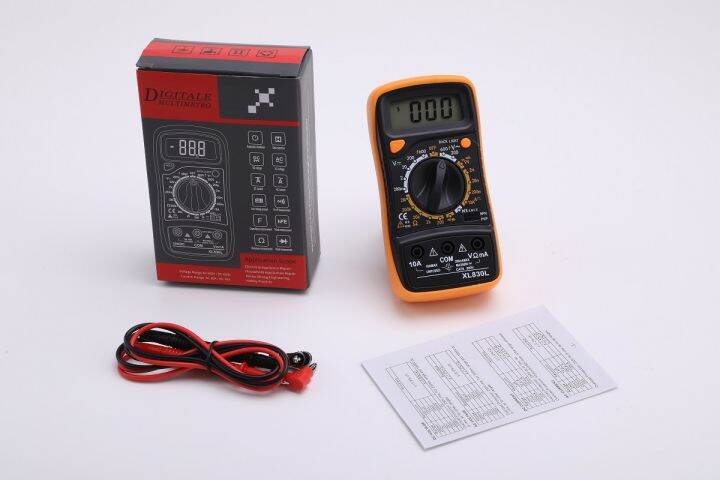 (Dikirim Dari Jakarta) Multimeter Digital XL830L LCD Avometer ...