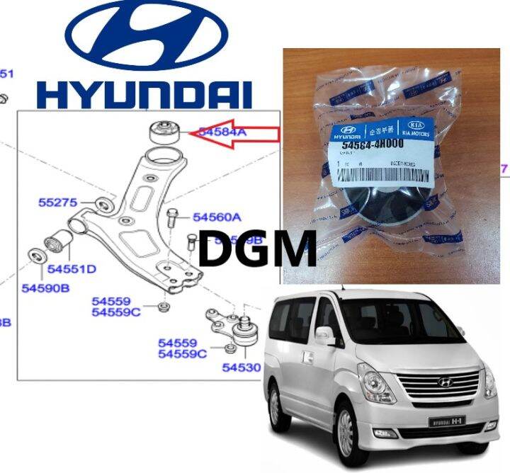 Hyundai Starex A1 A2 Front Lower Arm Bush (Big) 54584-4H000 | Lazada