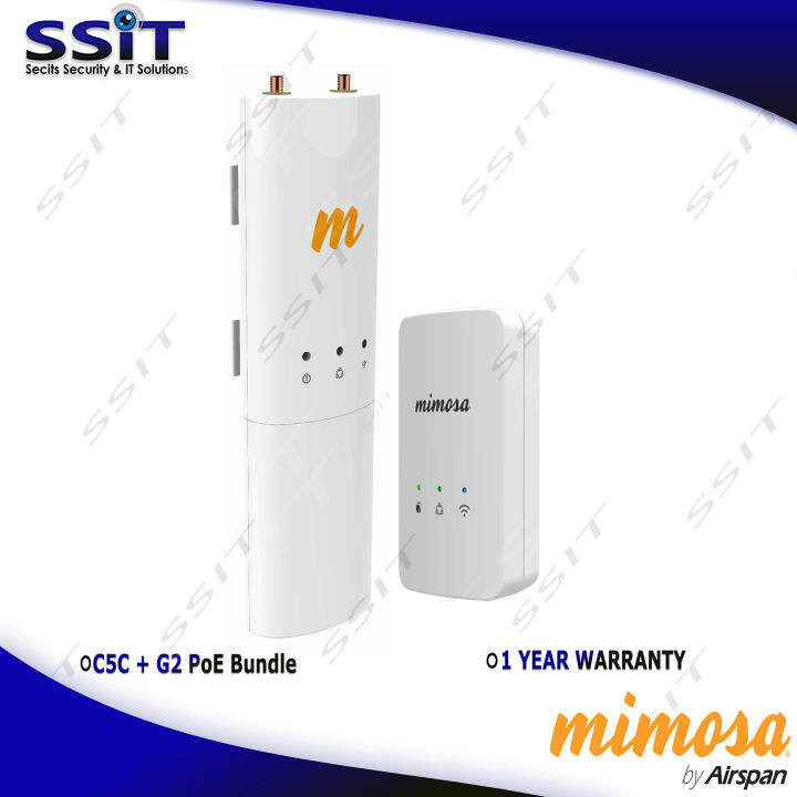Mimosa Networks C5C + G2 POE Bundle | Lazada PH