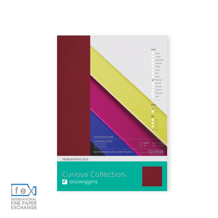 Curious Metallics Specialty Paper 300gsm (A4) 5 Sheets/Pack (Min. Order ...