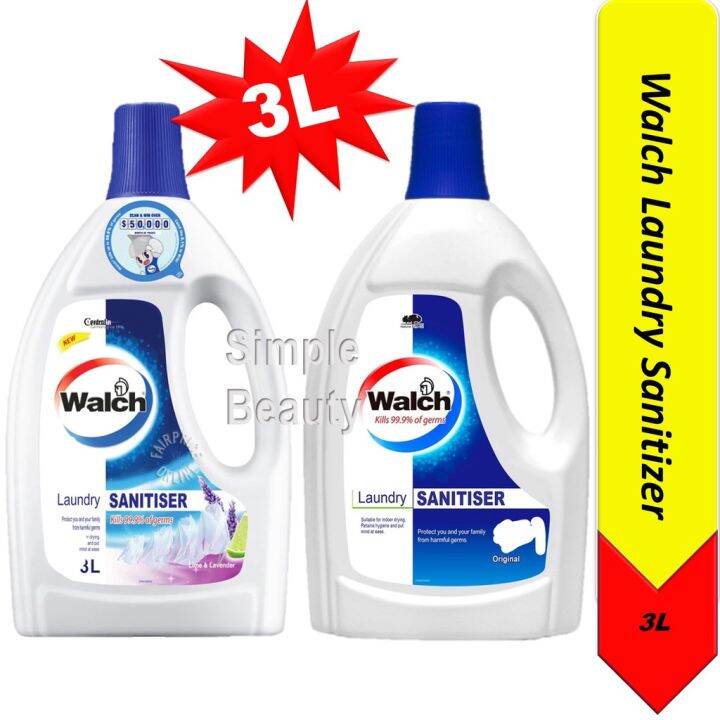 Walch Laundry Sanitiser Original / Lime & Lavender, 3L | Lazada Singapore