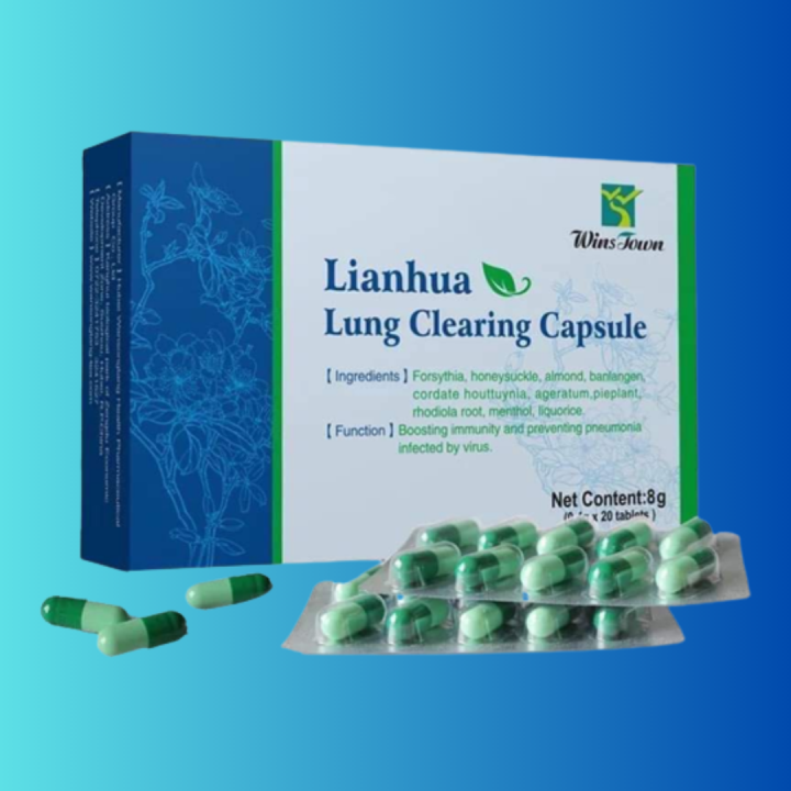 Lung Clearing Capsule For Boosting Immunity Helps Clean Spots Lungs ...