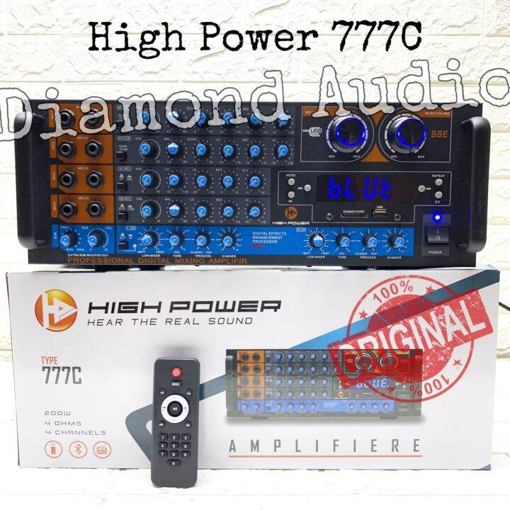 Amplifier Highpower 777C Usb Bluetooth Original Ampli High Power 777 C ...