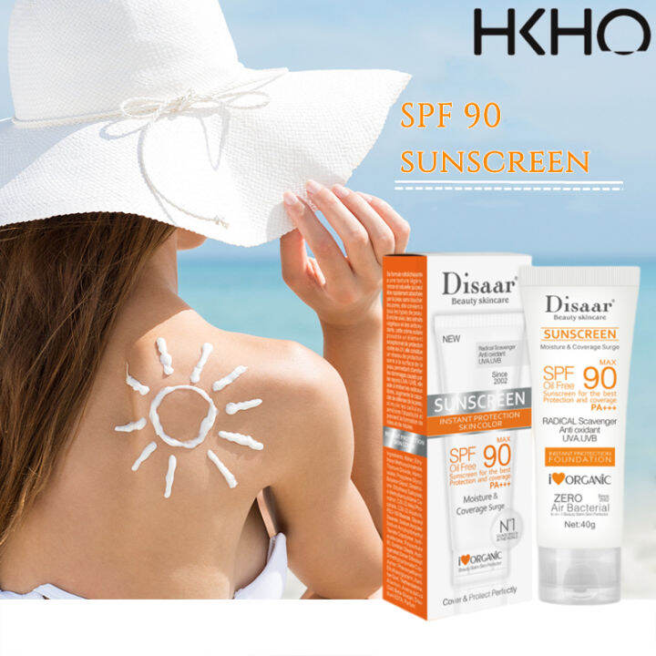 HKHO ครีมกันแดดสำหรับผิวกาย SPF 90ไวท์เทนนิ่งครีมกันแดดกันแดดครีม ...