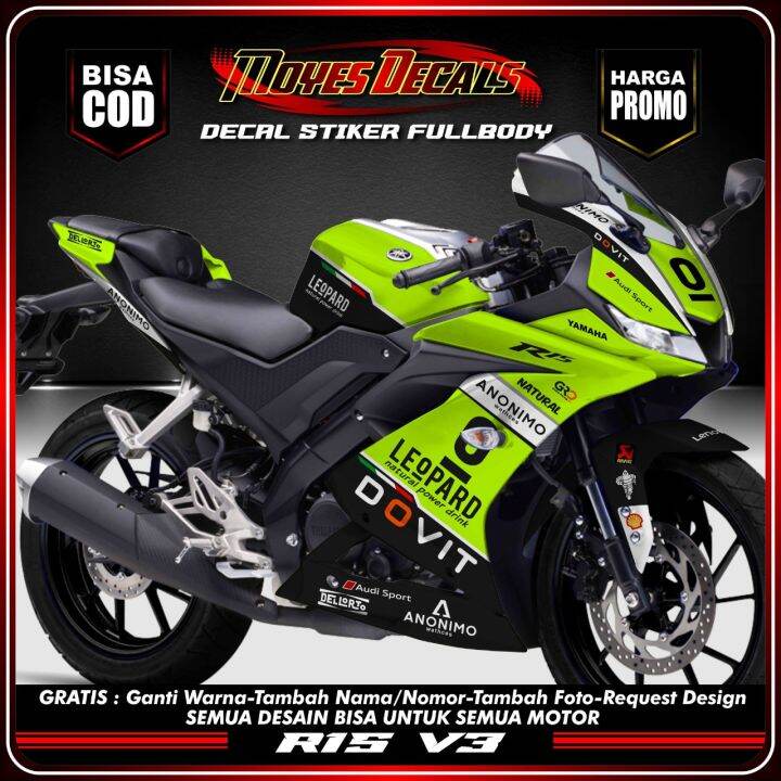 BISA COD / BAYAR DI TEMPAT. Decal stiker full body R15 V3 - Decal ...