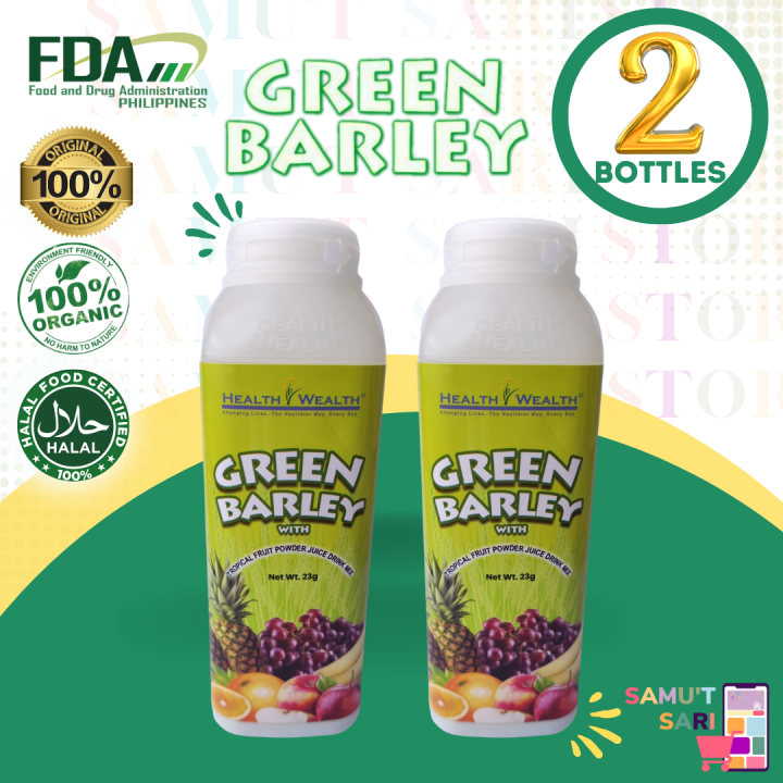 2 Bottle Green Barley Powder Juice 23g (NEW PACKAGING)100% Authentic ...
