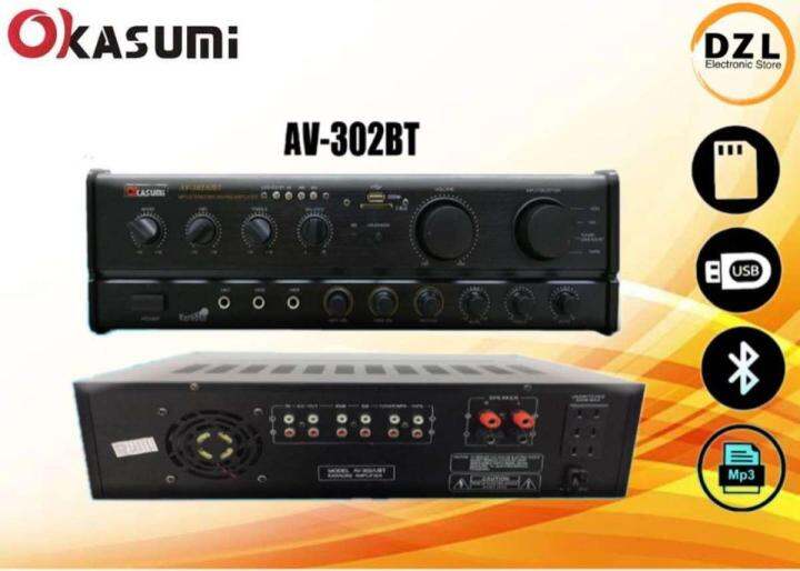 Okasumi AV-302BT AMPLIFIER ( W / BLUETOOTH ) Okasumi AV-302BT | Lazada PH