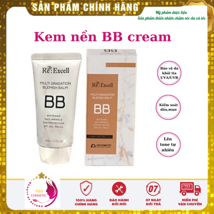 Kem nền BB Cream Daily Beauty, kem nền Rb Che khuyết điểm, bật tone ...