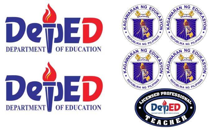 Deped 7 pieces car sticker package, Department of Education 7 pieces ...