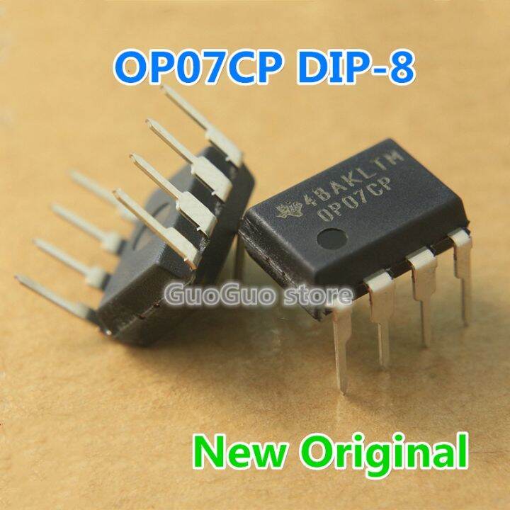 10Pcs OP07CP DIP-8 OP07 DIP8 Low Noise เครื่องขยายเสียงปฏิบัติการ TI ใหม่เดิม | Lazada.co.th