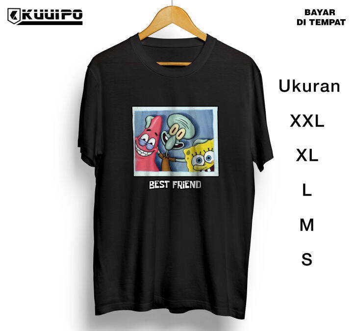 KAOS BEST FRIEND / BAJU TEMAN SEJATI / KAOS PERSAHABATAN / KAOS KARTUN ...