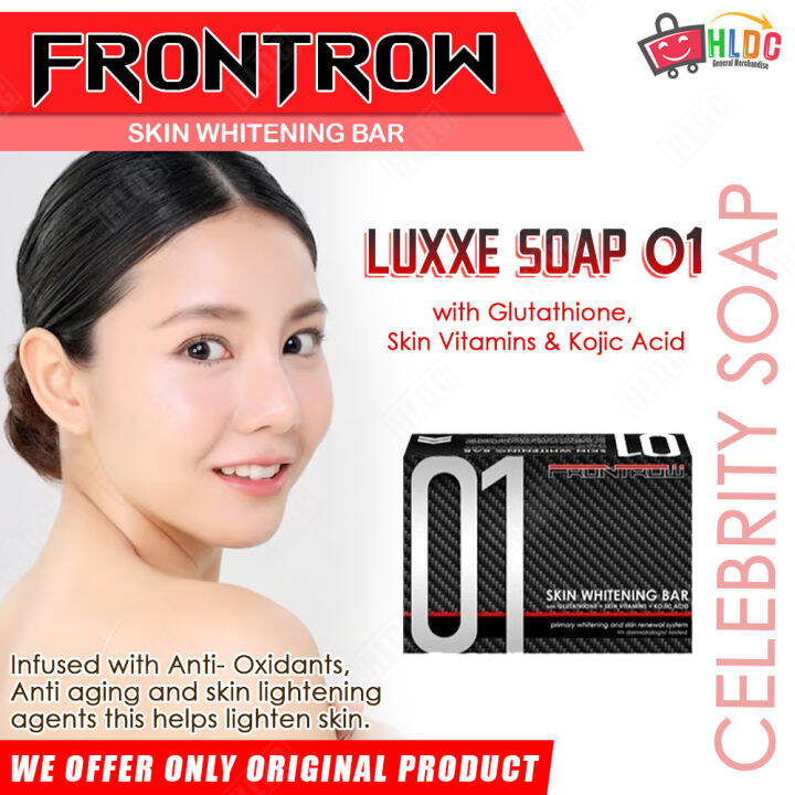 Frontrow LUXXE 01 Soap Skin Whitening Bar 135g With Glutathione, Skin Vitamins & kojic Acid ...