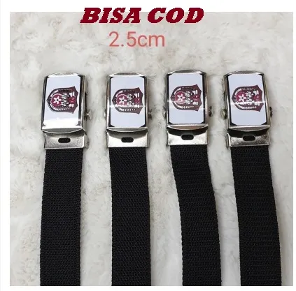 GESPER SEKOLAH ANAK SD 2,5CM / IKAT PINGGANG SEKOLAH ANAK SD BAHAN ...